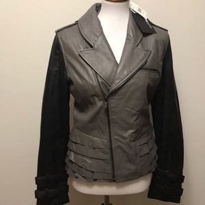 William Rast | Jackets & Coats | Willam Rast Tiered Leather Jacket Nwt ...